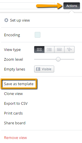 Creating Views from Templates