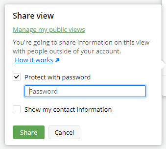 Share View with external users | Targetprocess - Enterprise Agility Solution