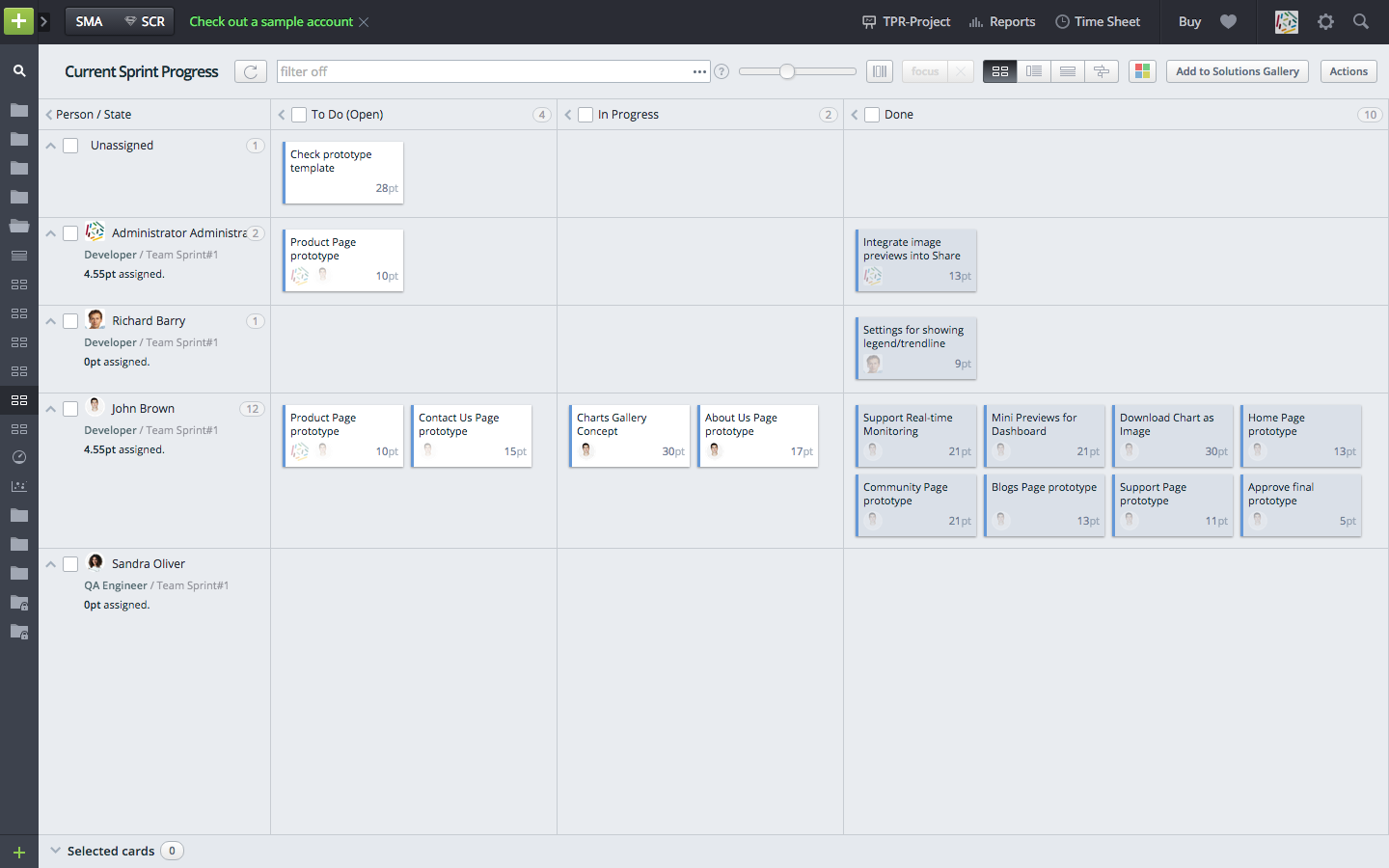 Scrum Team | Targetprocess - Visual management software