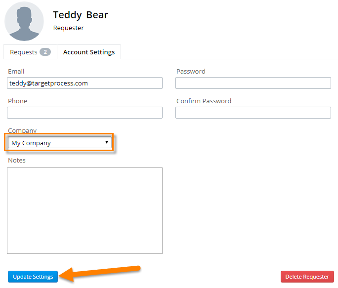 How to manage Requests by Companies | Targetprocess - Enterprise ...