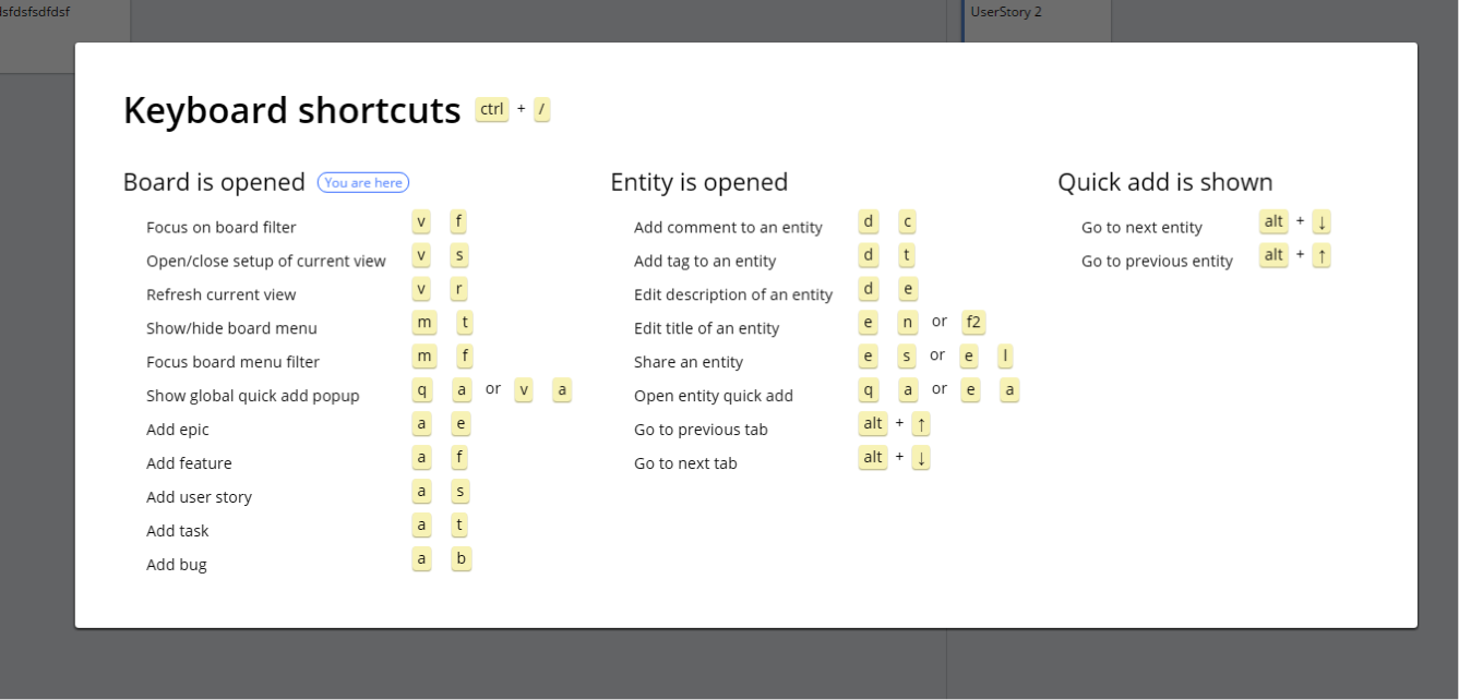 Keyboard Shortcuts