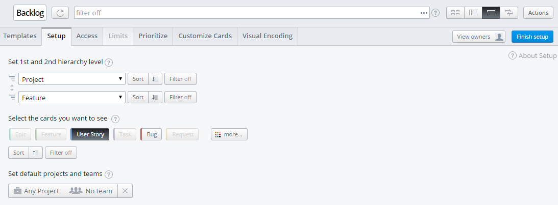 Import Hierarchical Backlogs From Csv Files Targetprocess Enterprise Agility Solution