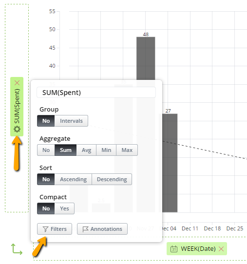 How to use the Visual Reports Editor
