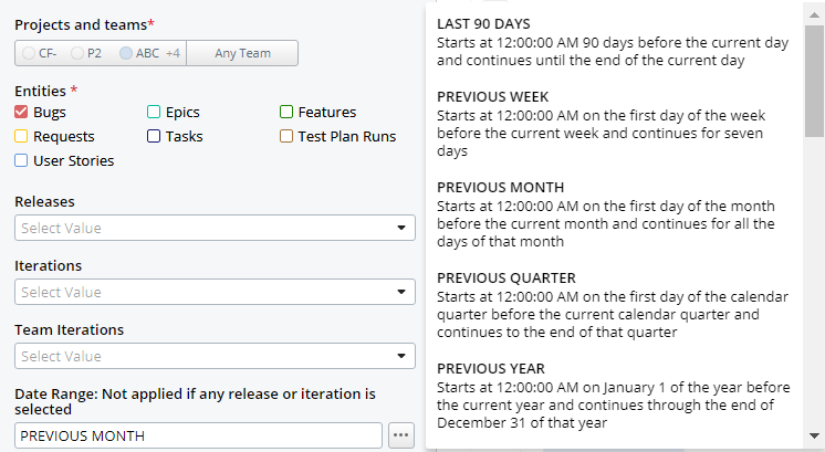 Historical Report on State Transitions | Targetprocess - Visual ...