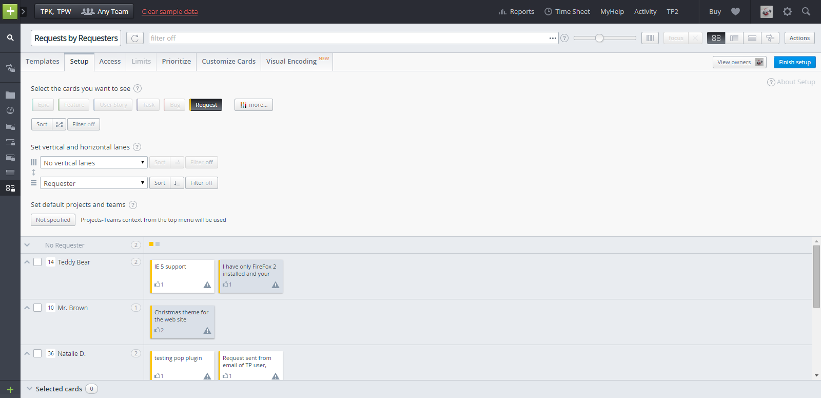 How to manage Requesters